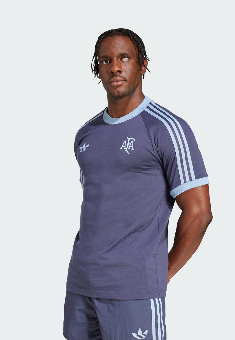 adidas Originals Print T-shirt - shadow navy/blue - Zalando.co.uk