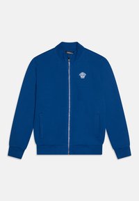 Versace MEDUSA EMBROIDERY UNISEX - Zip-up sweatshirt - bed time blue ...