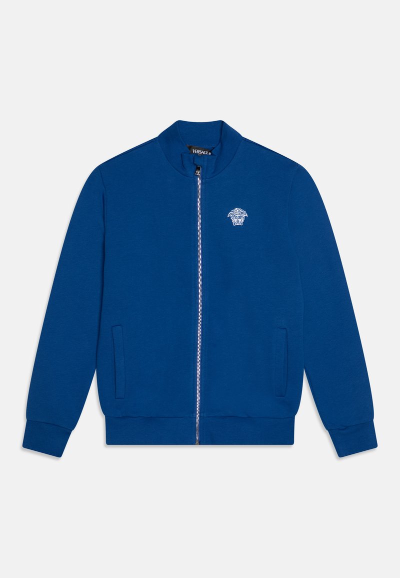 Versace MEDUSA EMBROIDERY UNISEX - Zip-up sweatshirt - bed time blue ...