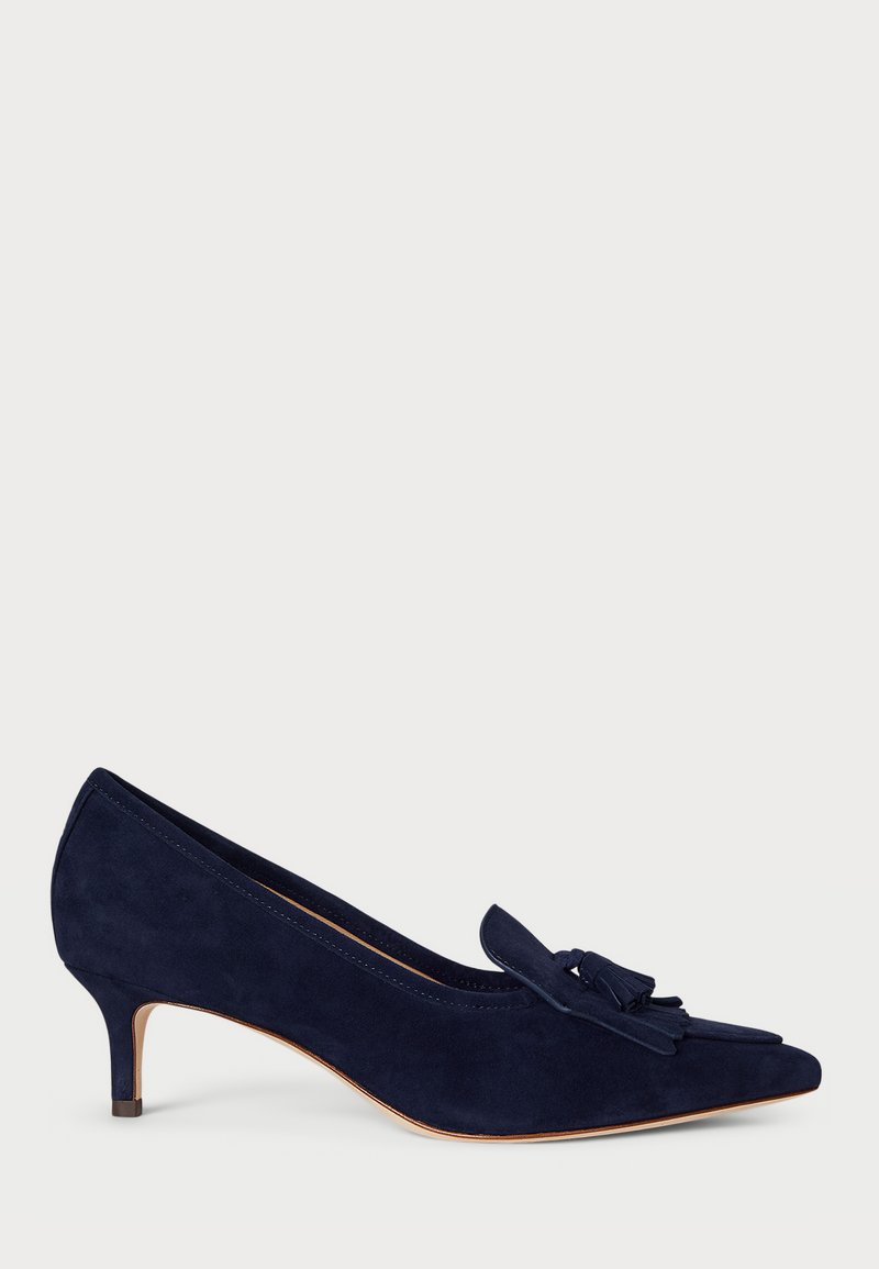 Lauren Ralph Lauren ADRIENNE SUEDE KILTIE PUMP - Classic heels ...