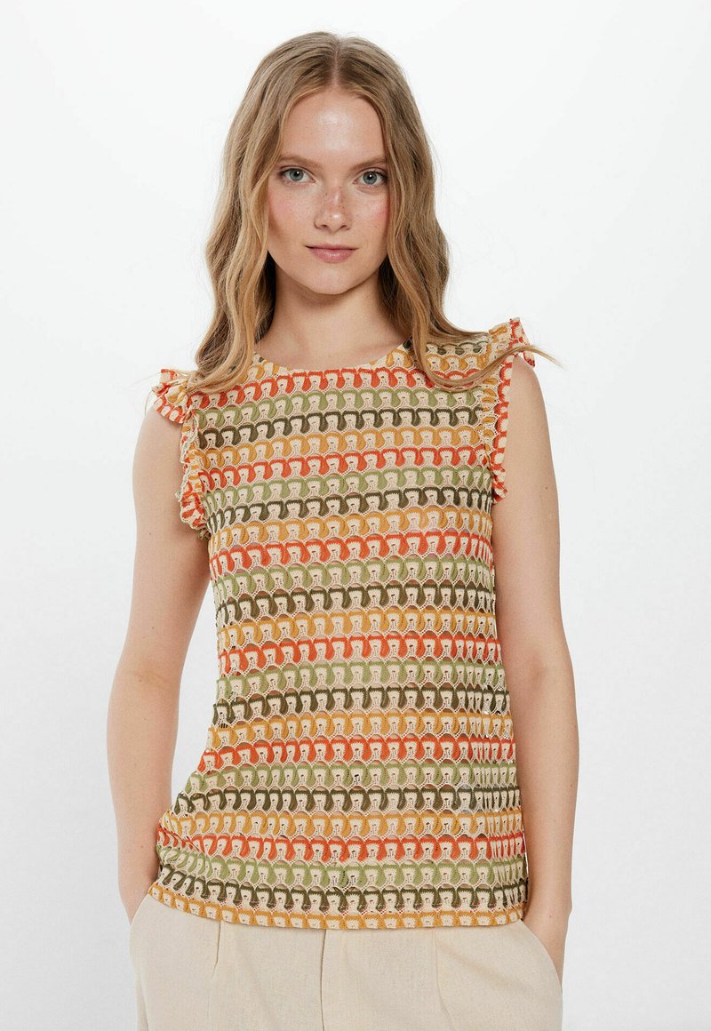 Springfield Blouse - khaki - Zalando