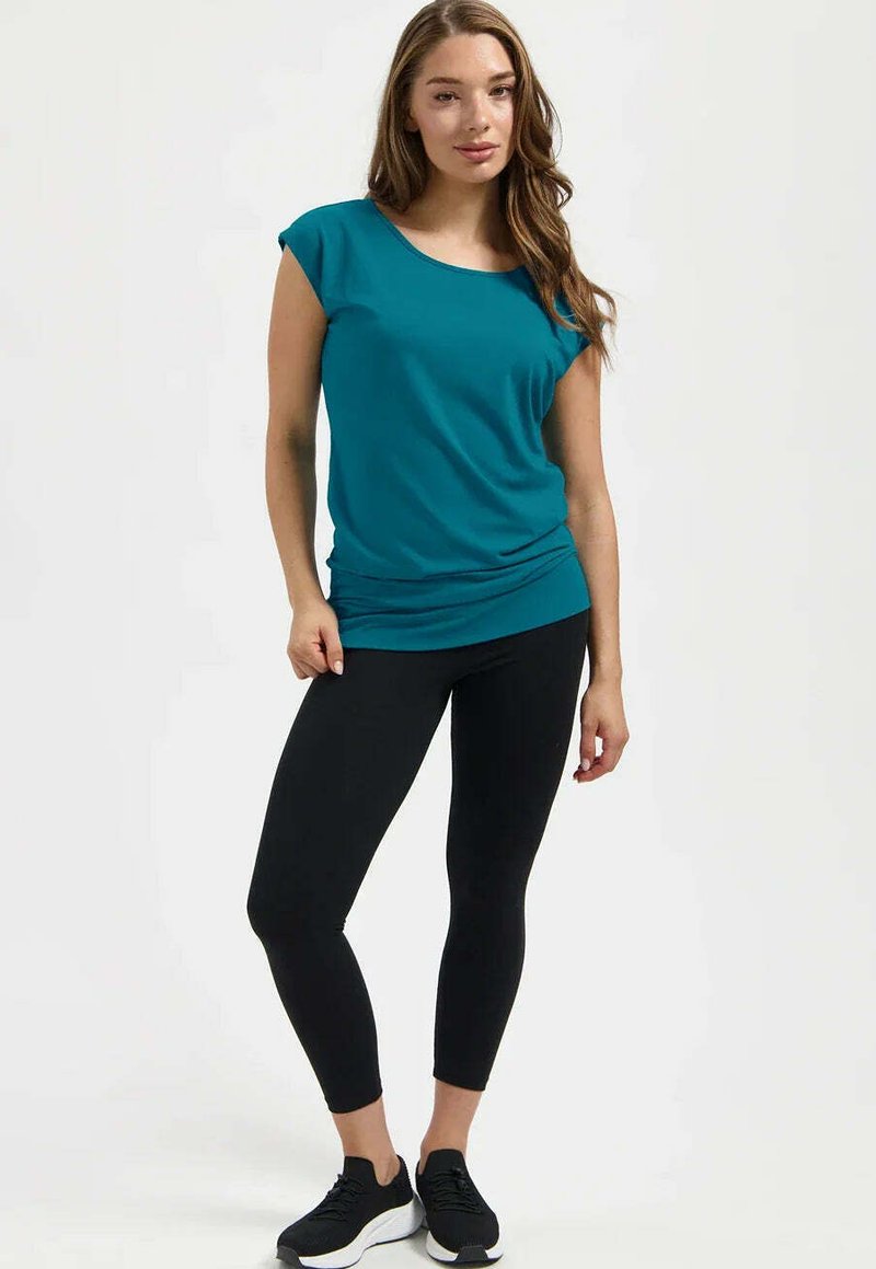 Urban Goddess Basic T-shirt - riverstone/mottled blue - Zalando