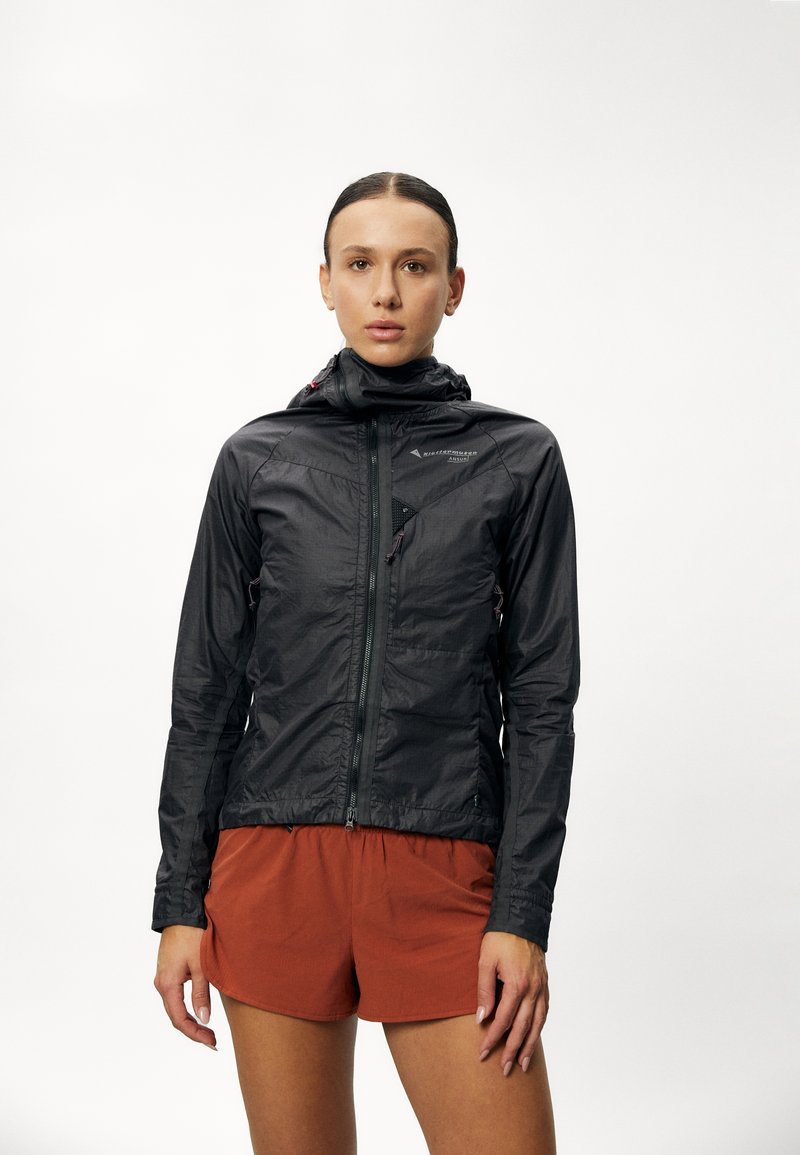 Klättermusen ANSUR HOODED JACKET - Soft shell jacket - raven black ...