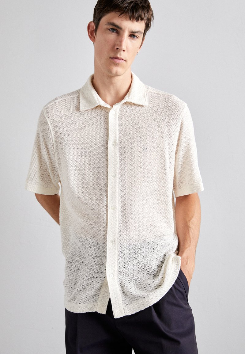 J.LINDEBERG TORPA AIRY STRUCTURE - Camicia - cloud white/bianco ...