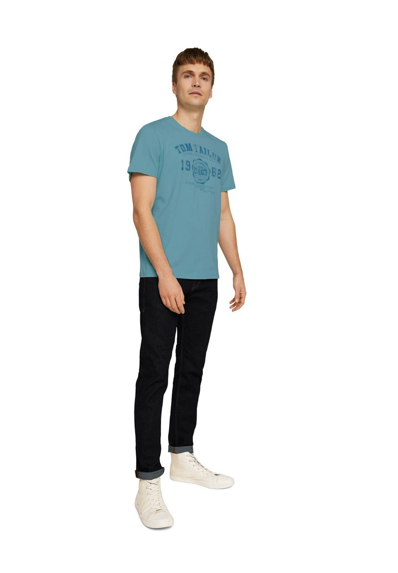 Tom Tailor T Shirts Print Grün Grøn Zalando Dk