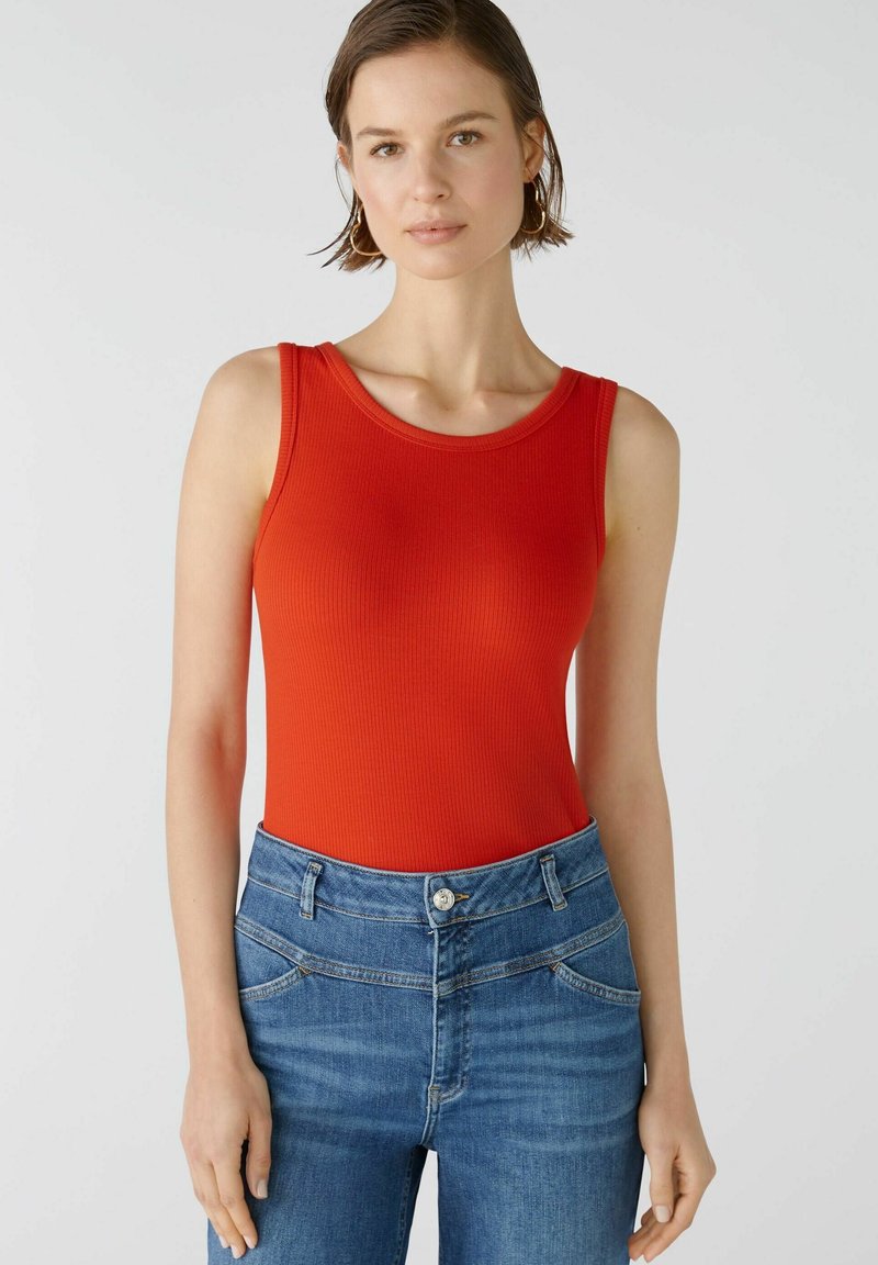 Oui Top - aura orange/rot - Zalando.de