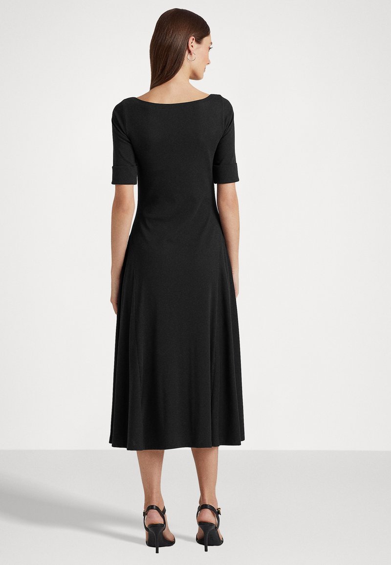 Lauren Ralph Lauren MUNZIE ELBOW SLEEVE DAY DRESS - Jerseykleid - black/schwarz - Zalando.ch