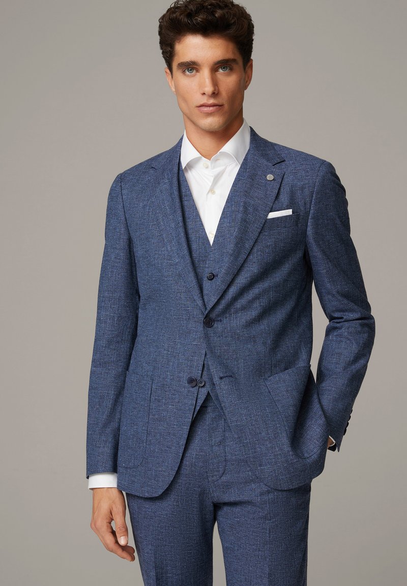 Strellson Suit jacket - blau meliert/blue - Zalando
