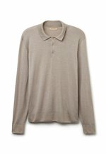 Falconeri Long sleeved top - natürlich sand garment dyed/sand - Zalando