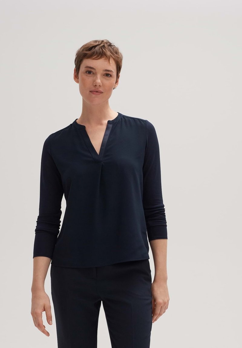 OPUS LANGARM FULJA - Bluse - coal blue/dunkelblau - Zalando.ch