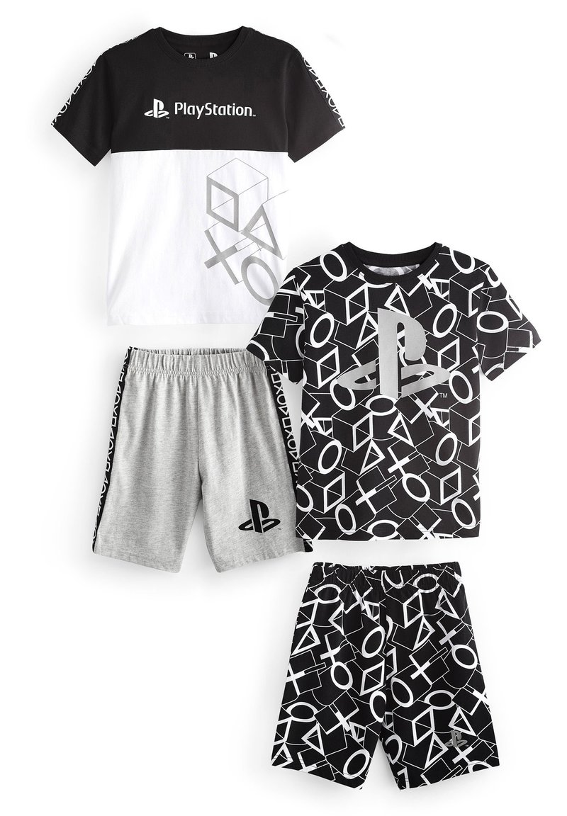 Next 2 PACK SET - Pyjama set - playstation black/white/black - Zalando