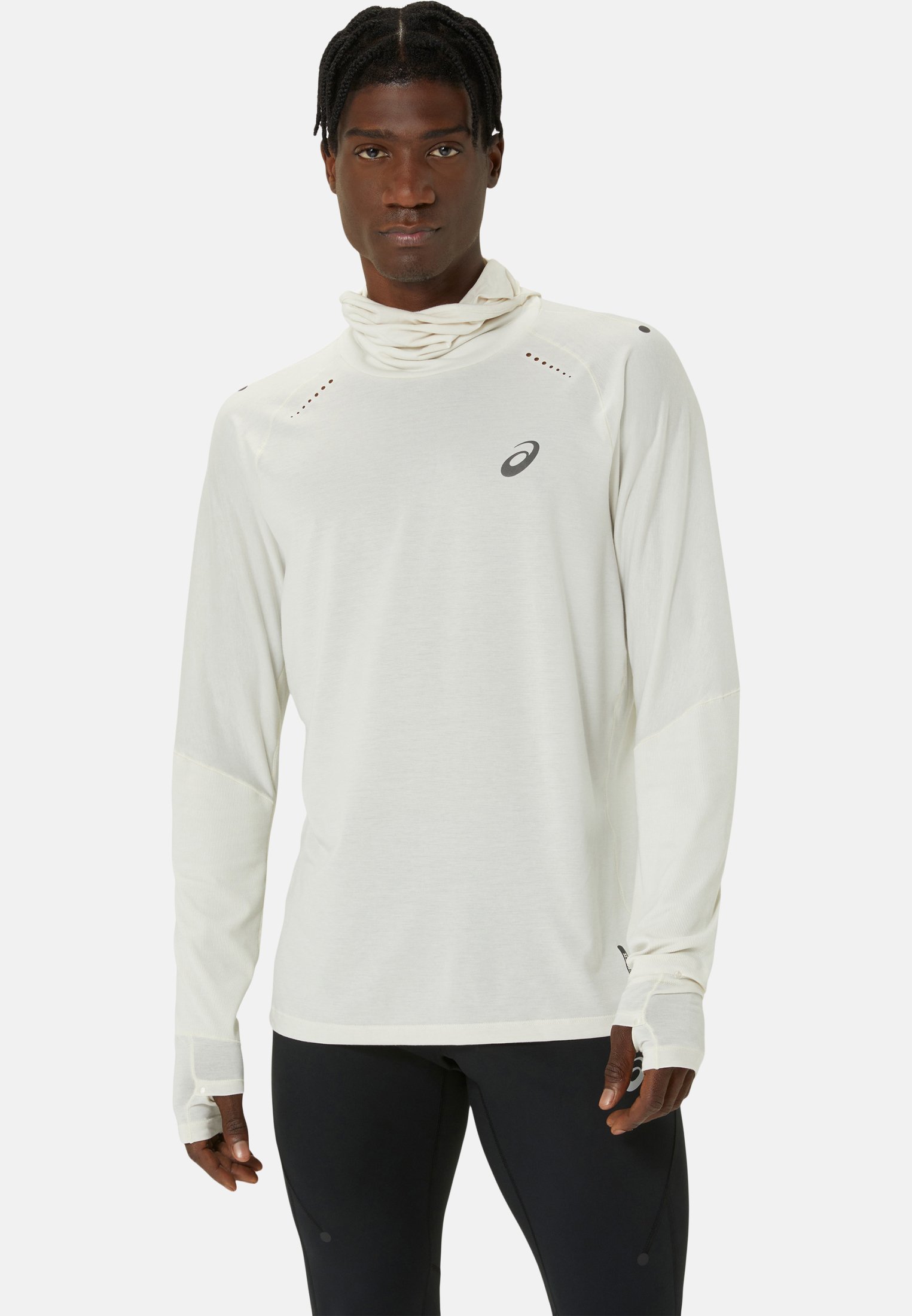 ASICS METARUN WINTER LS HOODIE Sweat a capuche birch beige ZALANDO.FR