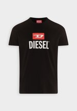 Diesel T-DIEGOR-G15 - T-shirt imprimé - black/noir - ZALANDO.FR