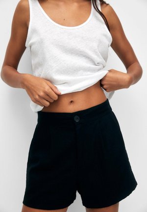 Threadbare THB LAURENCE TIE WAIST - Short - black/noir - ZALANDO.FR