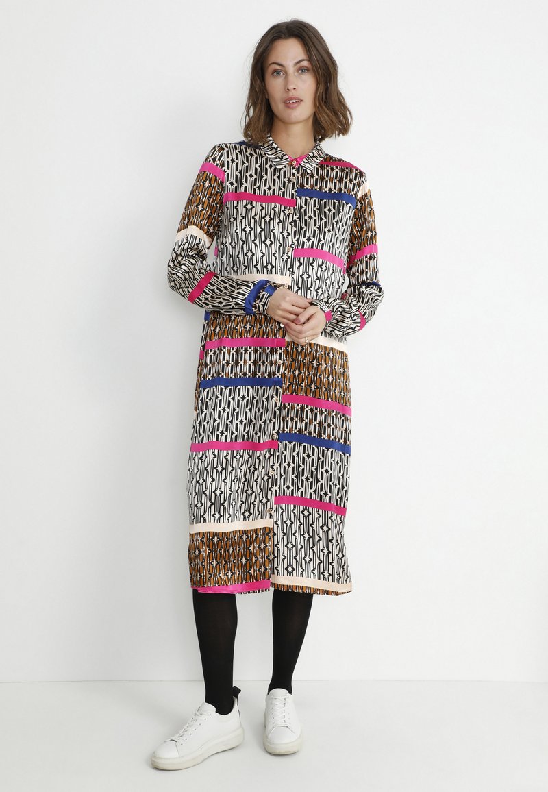 Culture CUTHEODORA - Robe chemise - multi-coloured/multicolore - ZALANDO.CH