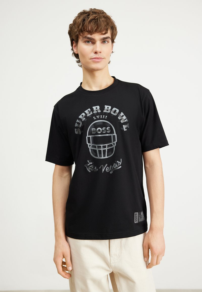 BOSS TIMEOUT NFL - T-Shirt print - black/schwarz - Zalando.ch