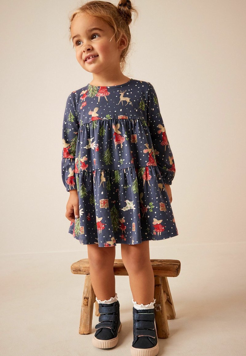 Next CHRISTMAS - Jerseykjole - navy blue/blå - Zalando.dk
