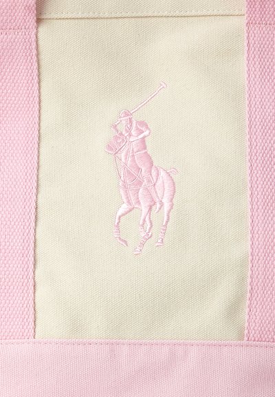 Polo Ralph Lauren PLAYER TOTE UNISEX - Shopping bags - white/carmel ...