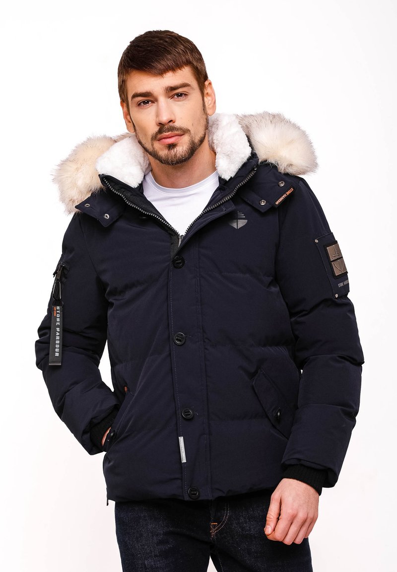 STONE HARBOUR Winter jacket - dark blue - Zalando.co.uk