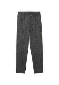 TOM TAILOR DENIM Broek - black grindle check/zwart - Zalando.be