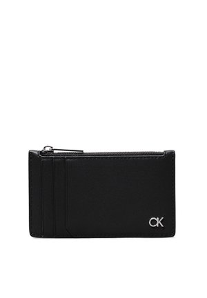 Calvin Klein DIAGONAL CARDHOLDER UNISEX - Portafoglio - black/nero ...