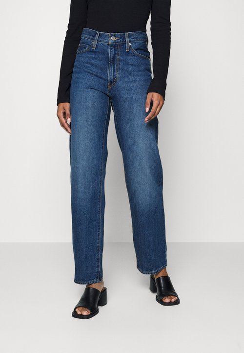 Levi's® HIGH WAISTED STRAIGHT - Jeans Straight Leg - charlie boy/sort ...