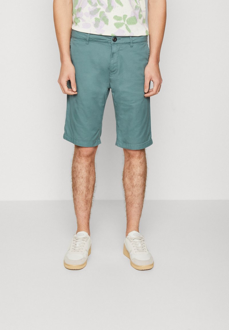 TOM TAILOR Shorts - deep bluish green/donkergroen - Zalando.nl