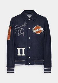 Les Deux VARSITY JACKET - Bomber-jakk - dark navy/tumesinine - Zalando.ee