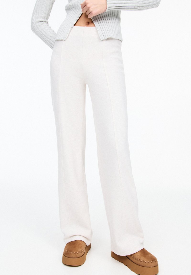 PULL&BEAR SOFT TOUCH WIDE - Pantaloni - sand/sabbia - Zalando.it