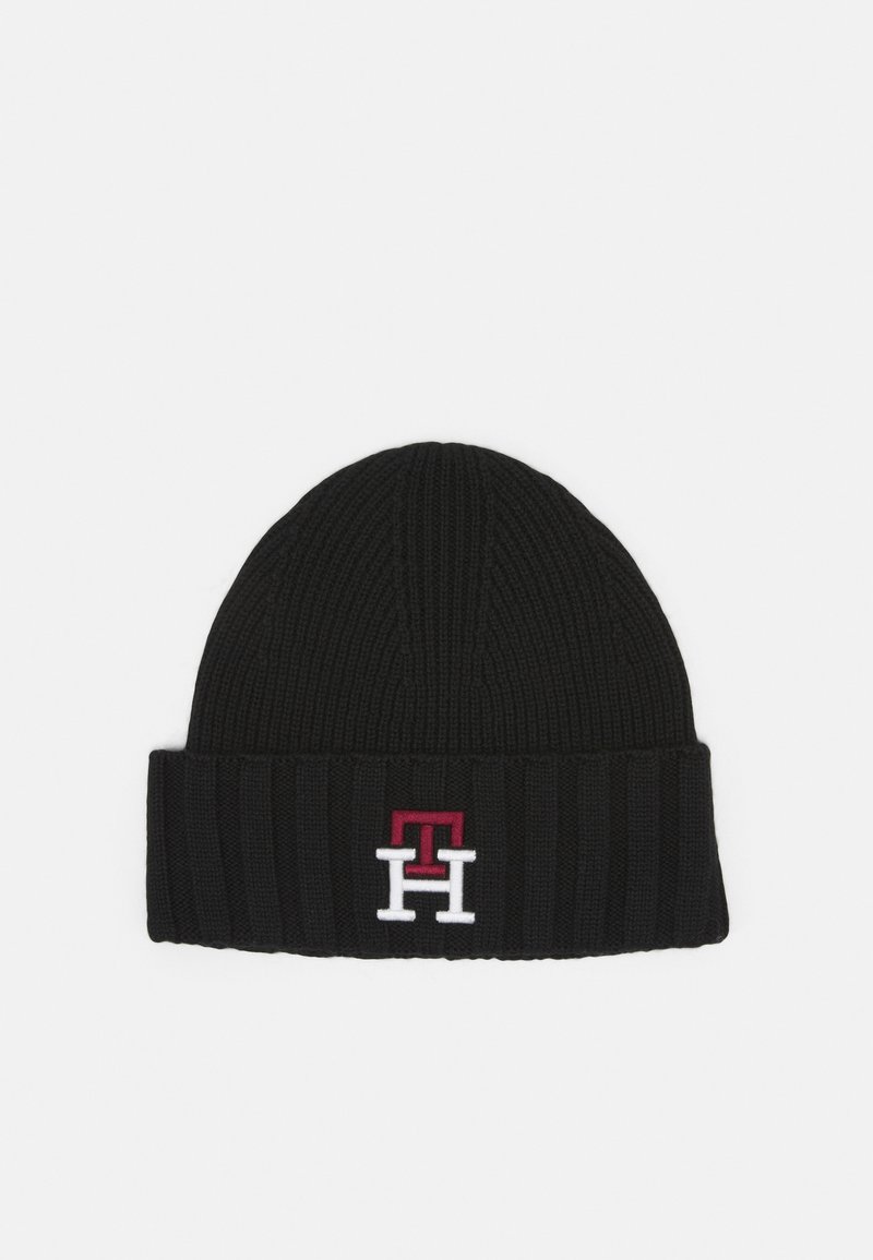 Tommy Hilfiger PREP MONOBEANIE UNISEX - Beanie - black - Zalando.ie