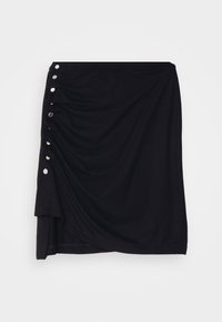 Rabanne EXCLUSIVE DRAPE PRESSION JUPE - Wrap skirt - black - Zalando.ie