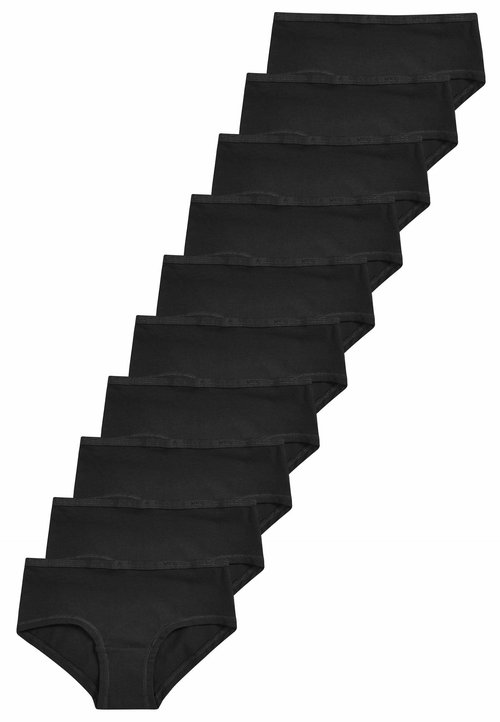 Lindex BRIEF HIPSTER SOLID 3 PACK - Slip - black/schwarz - Zalando.ch