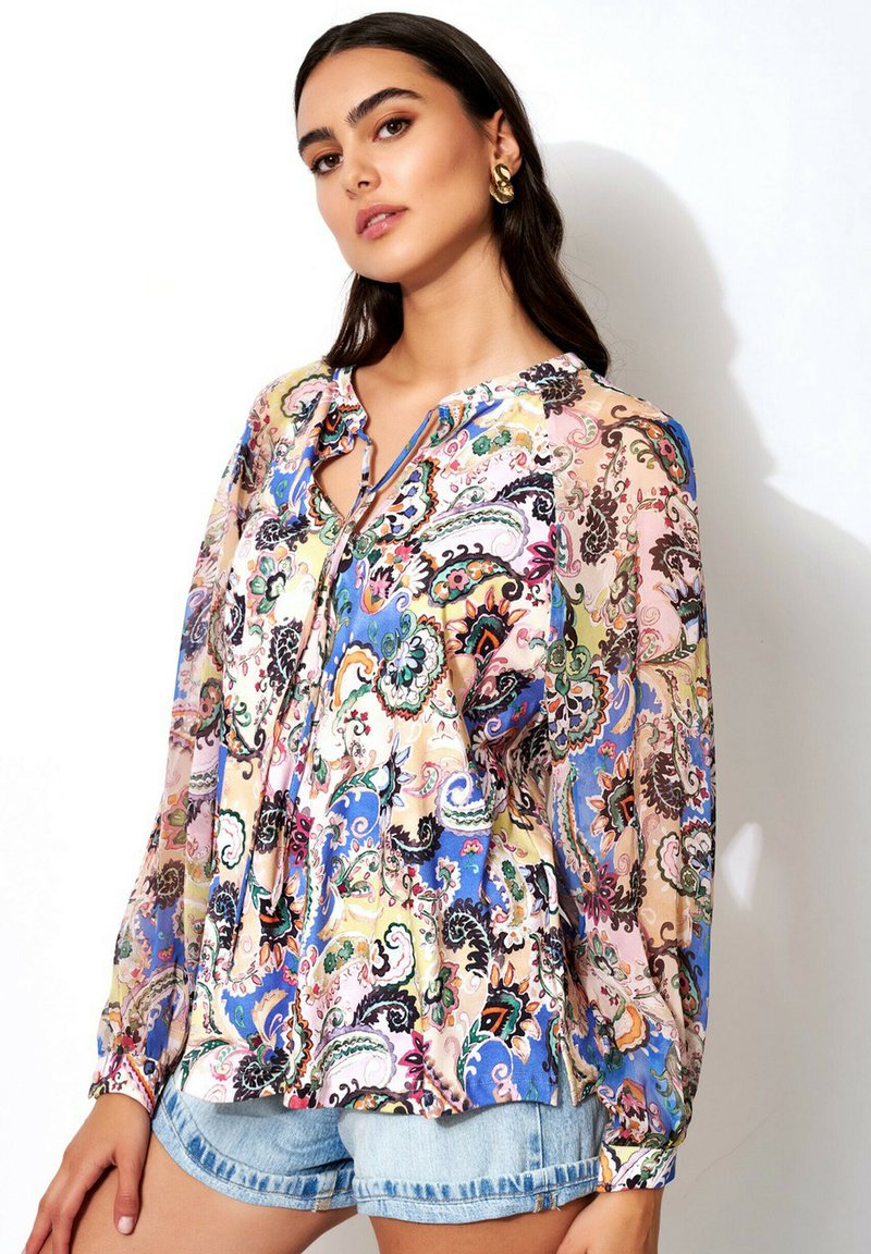 DESOTO LAYLA - Blouse - multicolour/light blue - Zalando.de