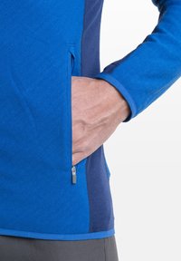 Icebreaker MERINO DESCENDER ZIP HOOD - Trainingsjacke - BRIGHT BLUE ...