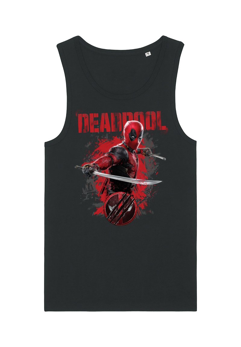 Marvel DEADPOOL WOLVERINE PAINT DUMP - TANK - Top - black - Zalando