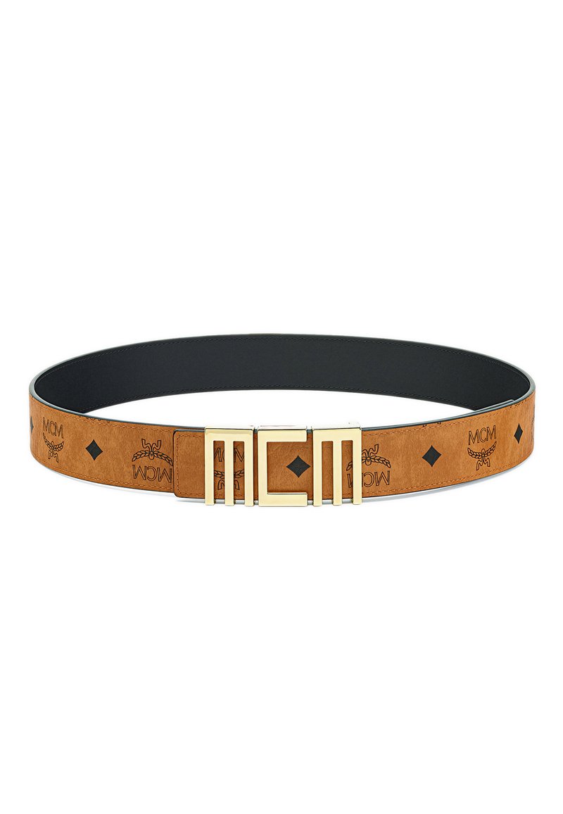 MCM TECH IN VISETOS - Belt - cognac - Zalando.de