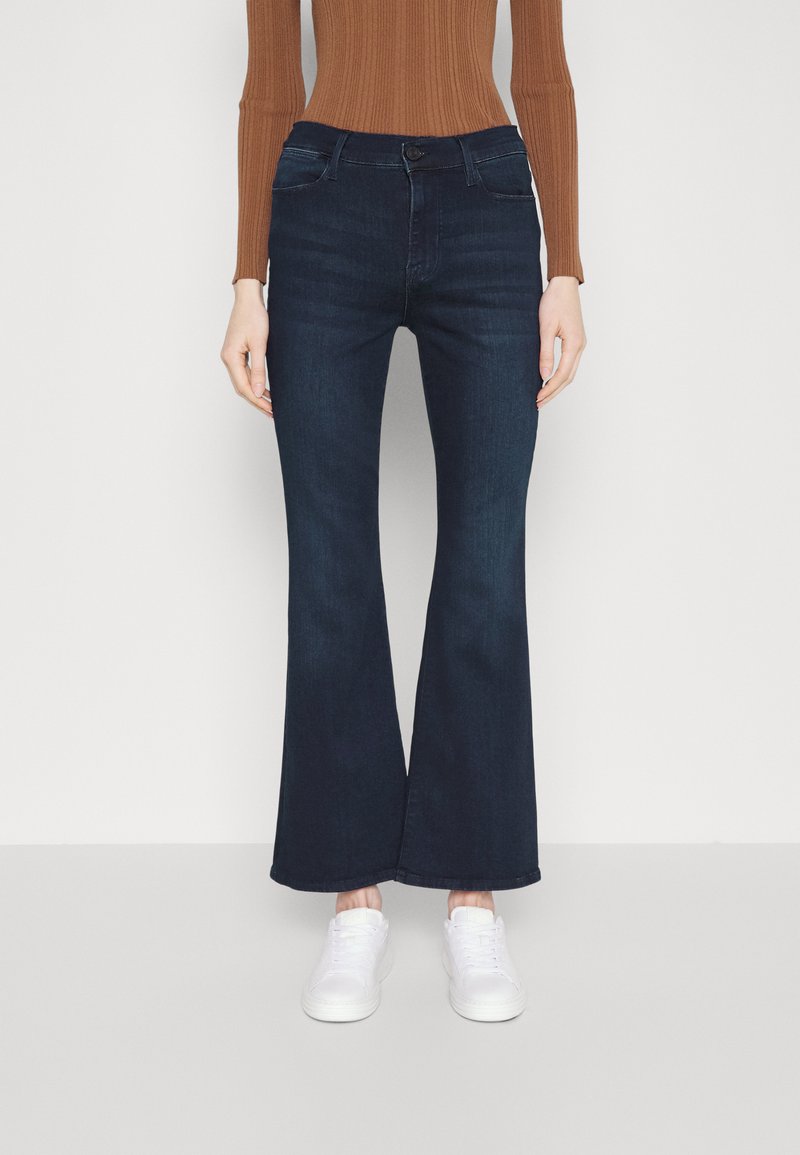 FRAME LE PIXIE HIGH FLARE - Bootcut jeans - porter/dark blue - Zalando ...