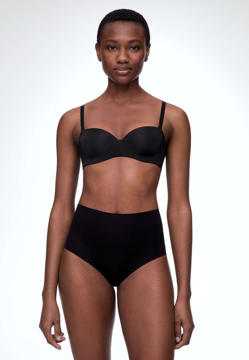 Oysho Invisible Laser Cut Slip Black Nero Zalando It