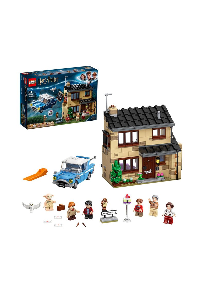LEGO 75968 HARRY POTTER 4 PRIVET DRIVE WITH CAR & THE DURSLEYS ...