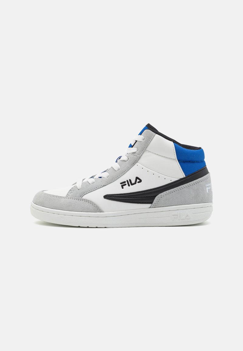 Fila CREW MID TEENS UNISEX - High-top trainers - gray violet/lapis blue ...
