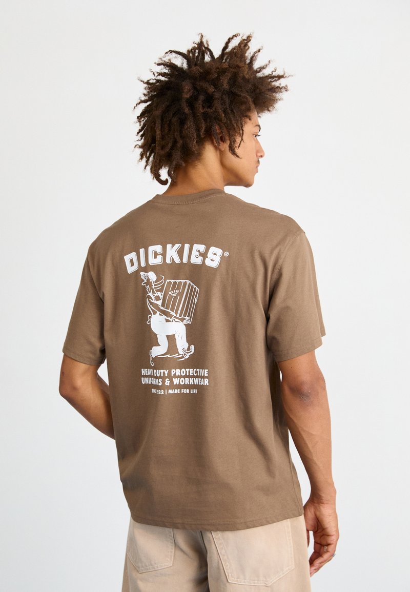 Dickies GRAPHIC TEE - Camiseta estampada - mushroom/marrón - Zalando.es
