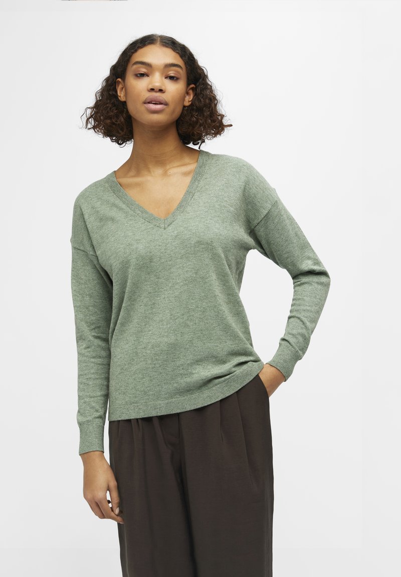 Object Pullover - vineyard green/vert foncé - ZALANDO.FR