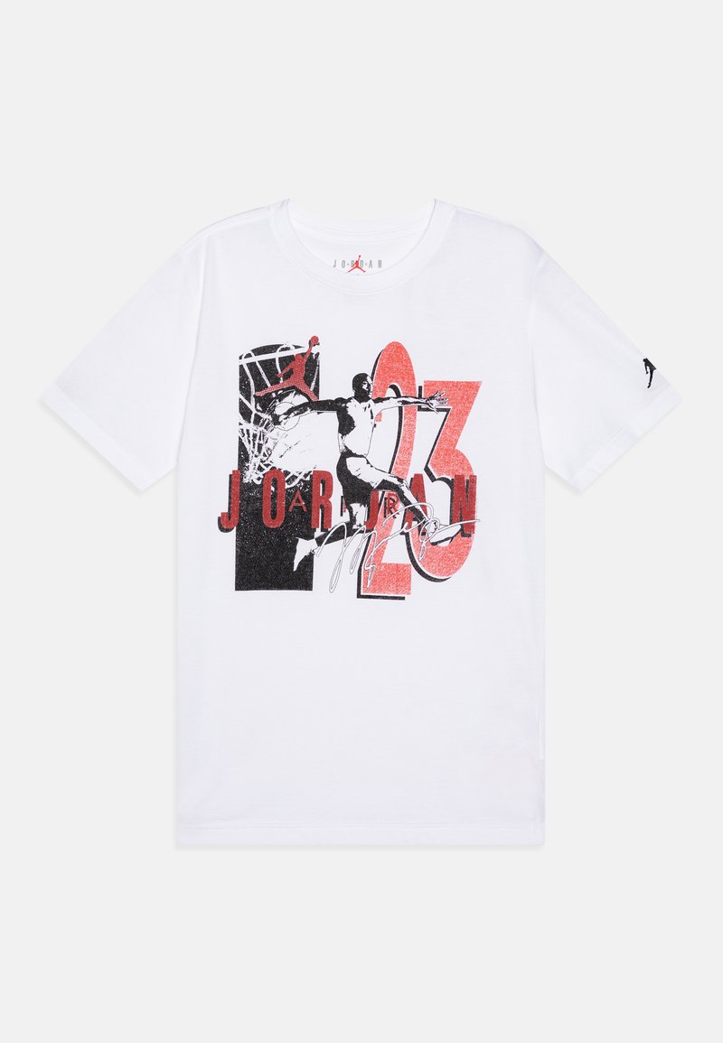 Jordan JORDAN RETRO TEE UNISEX - T-Shirt print - white/weiß - Zalando.ch