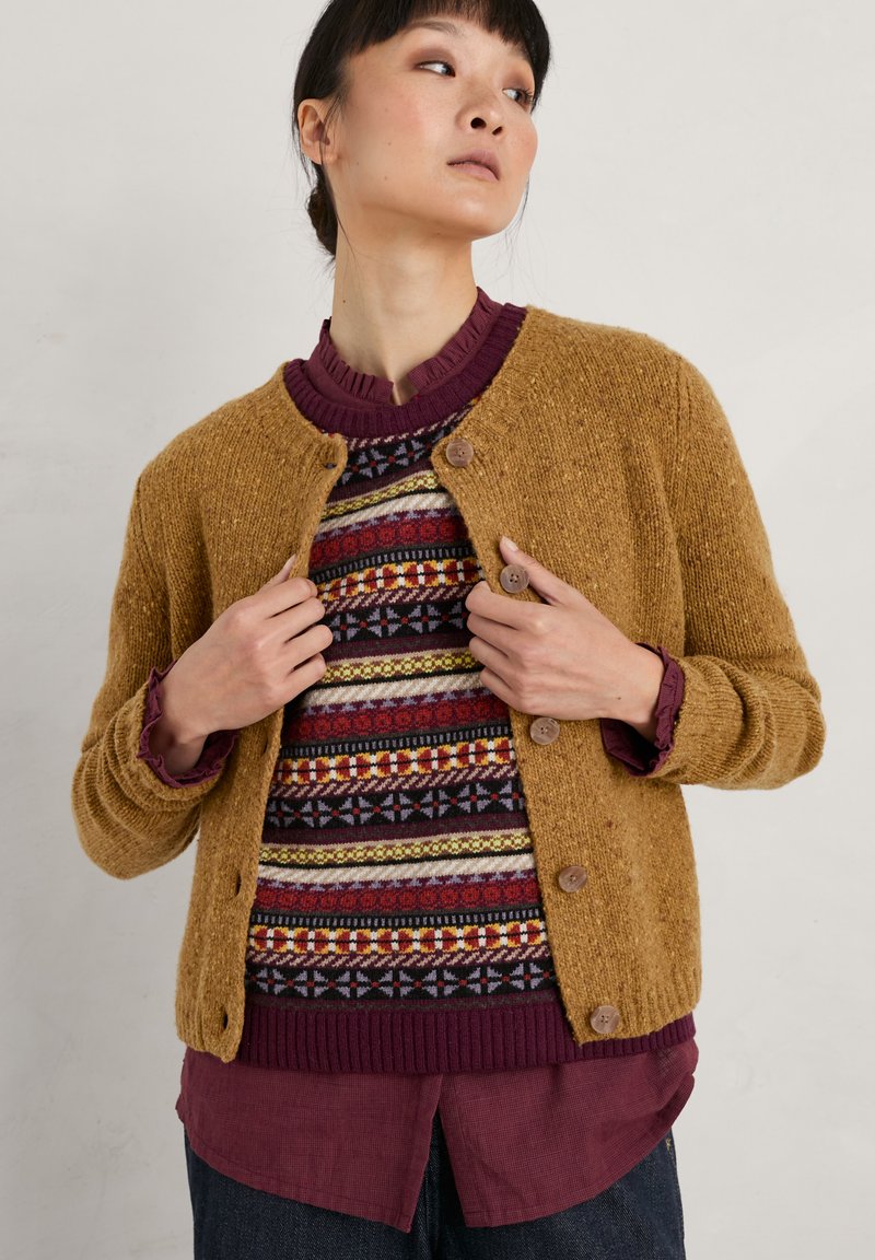 Seasalt Cornwall DAWSON PICK - Kofta - grain/gul - Zalando.se