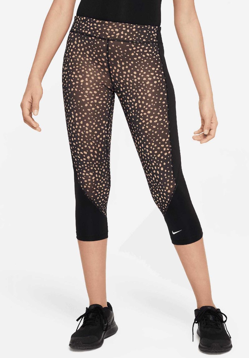 Nike Performance G Nk Df One Capri Anml Aop Tights Black Black