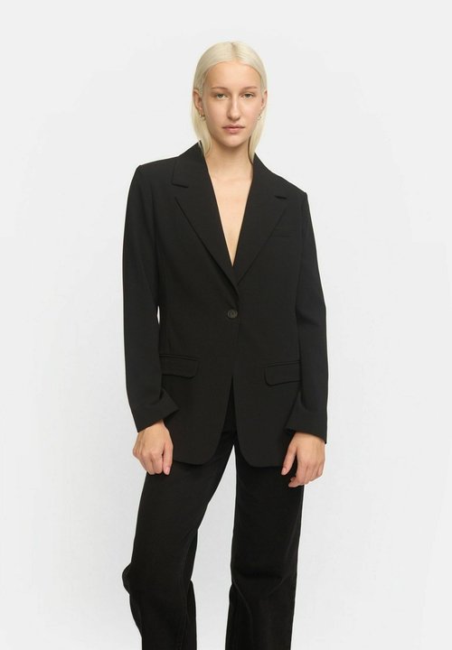 Soaked in Luxury SLSHIRLEY FOLD-UP BLAZER - Bleiseri - black/musta ...
