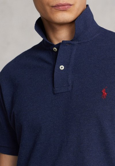 Polo Ralph Lauren SLIM FIT MESH POLO SHIRT - Poloshirt - spring navy heather/blauw - Zalando.nl