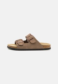 Pier One UNISEX - Slippers - black - Zalando.ie