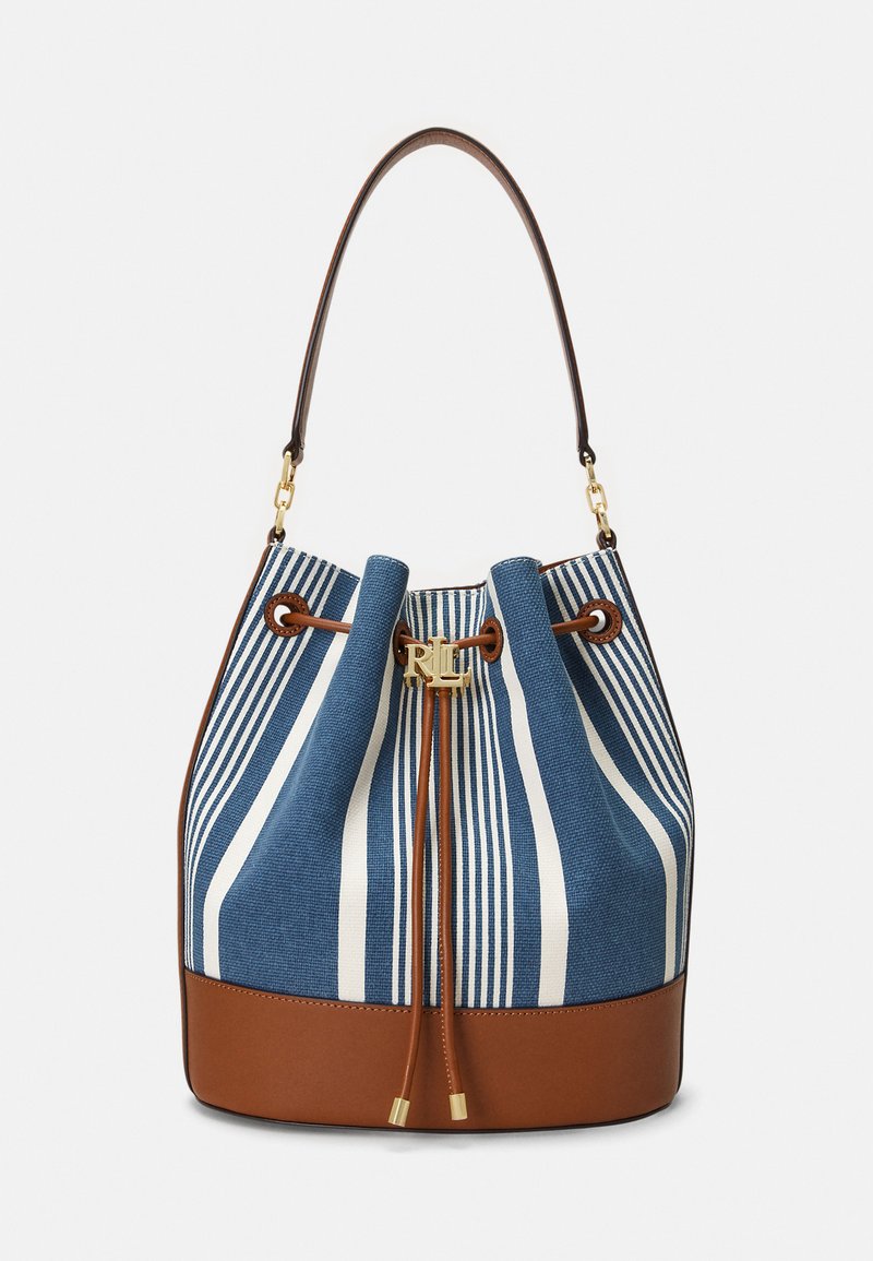 Lauren Ralph Lauren ANDIE DRAWSTRING LARGE - Handbag - atlantic/indigo ...