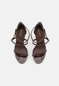 ALDO LEVISSA - Plateausandalette - dark brown/dunkelbraun - Zalando.at